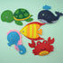 Ocean Craft Kit & Sewing Kit for Kids – Creative DIY Sea Animals ...